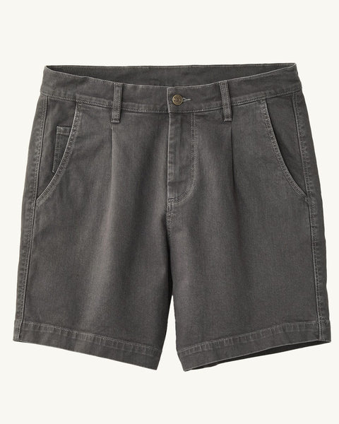 Heavy Twill Pleated Short - Grey – Corridor