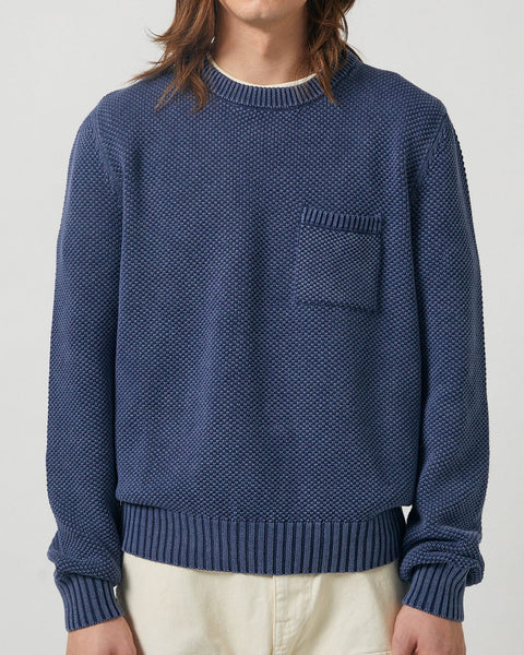 Pocket Crewneck - Navy – Corridor